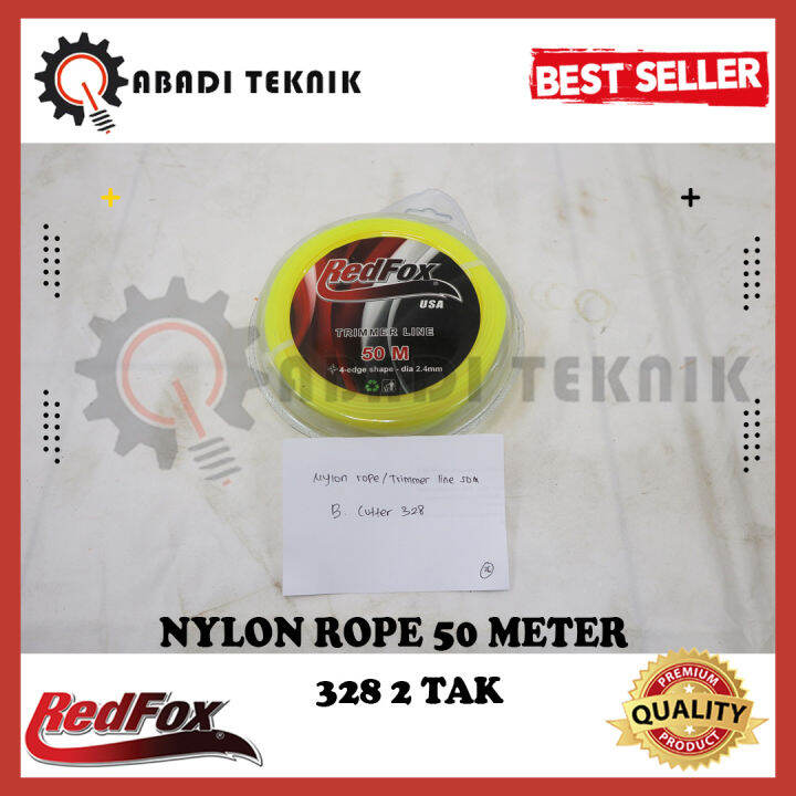 NYLON ROPE TRIMMER LINE 50 METER SENAR PEMOTONG RUMPUT | Lazada Indonesia