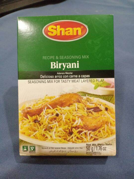 SHAN BIRYANI SEASONING MIX - 50 GRAMS - PAKISTAN | Lazada PH