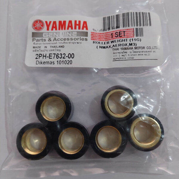 [KRCP] Mio i125 / M3 / NMAX / AEROX Genuine FLYBALL Set 11G (BLACK) 2PH-E7632-00 | Lazada PH