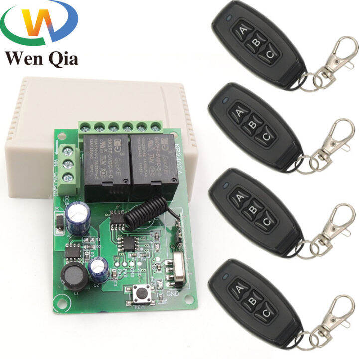 NEW 433MHz Universal Wireless Safety Remote Control System DC 24V 10A ...