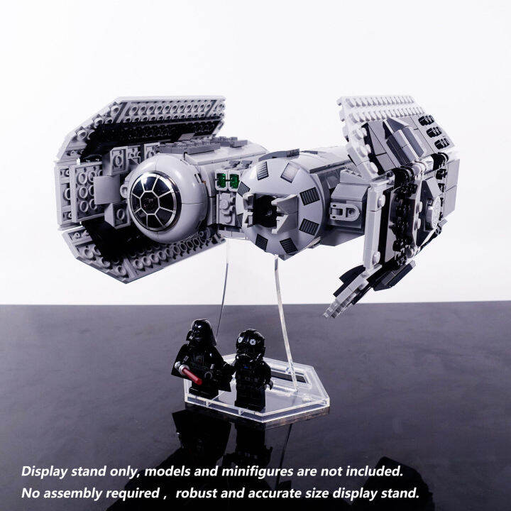 Display Stand for LEGO 75347 TIE , Acrylic 3D transparent stand only ...