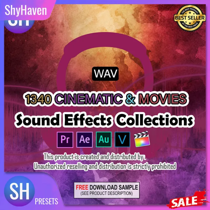 (BEST SELLER) 1340 Cinematic & Movie Sound Effects FX Collections for ...