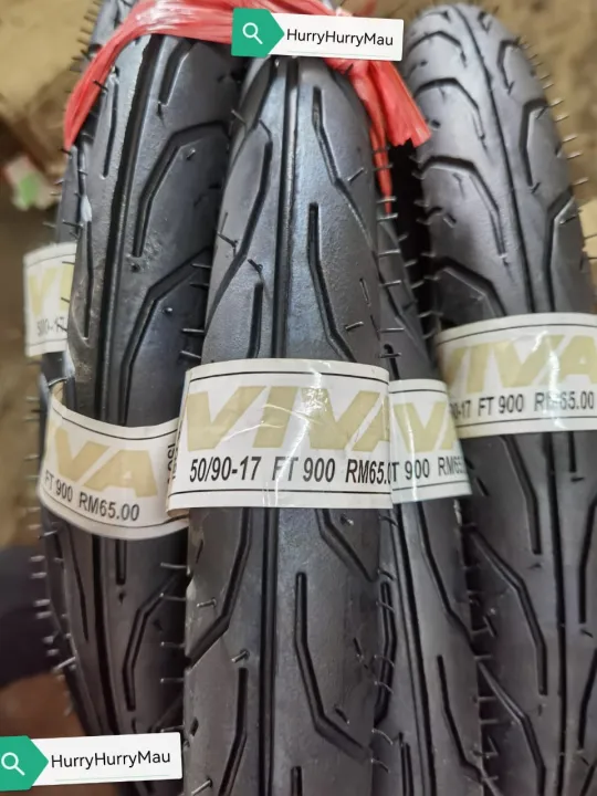 Viva FT900 50/90-17 OR 60/80-17 OR 70/90-17 Tubetype Tyre (Tayar Motor ...