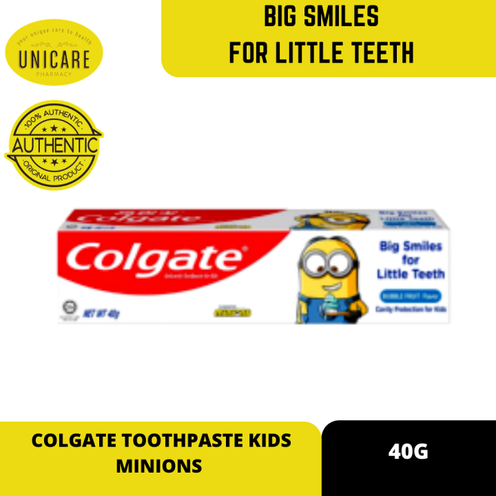 COLGATE TOOTHPASTE KIDS MINIONS 40g | Lazada