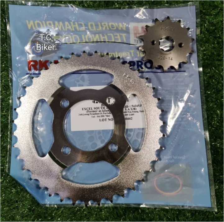 HONDA EX5 / EX5 DREAM RKM 428 FORNT SPROCKET / REAR SPROCKET | Lazada