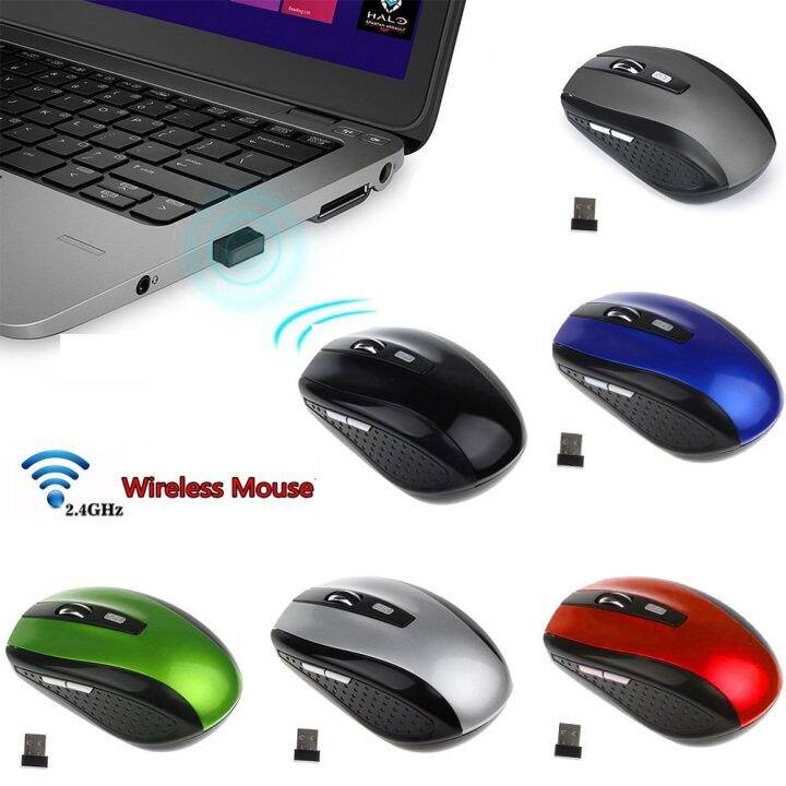 【Ready Stock/COD】High Quality Cordless Mini Portable 2.4GHz Gaming Mice ...