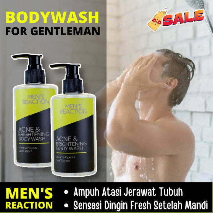 Sabun Mandi Pria Acne Brightening Body Wash Mens Reaction Body Wash ...