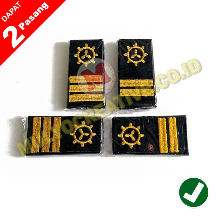 Evolet Tanda Pundak Logo Pelayaran Evolet Pelayaran Warna Hitam /2 ...