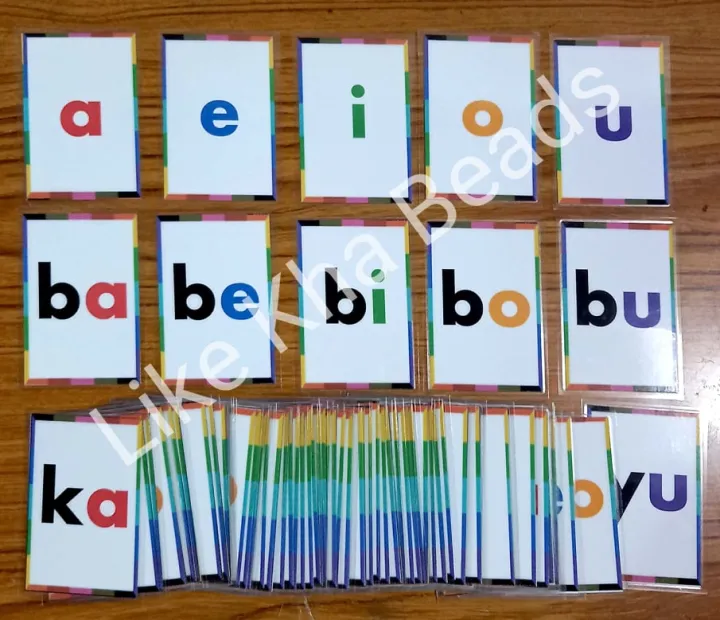 80 pcs. Laminated Flash cards ABAKADA 80 pcs. Laminated Flashcards ...