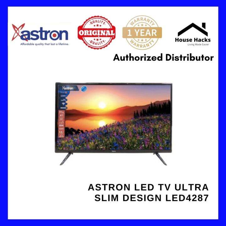 Astron LED TV Ultra Slim Design LED4287 (House Hacks) | Lazada PH
