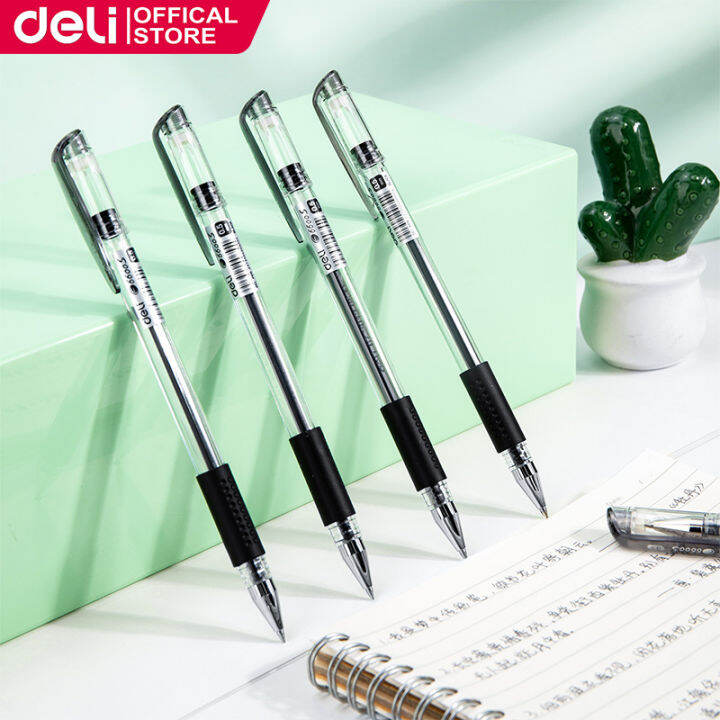 Deli 12Pcs 0.5mm Gel Pen Ballpen Set For School Supplies Aesthetic ... Deli 12Pcs 0.5mm Gel Pen Ballpen Set For School Supplies Aesthetic ...