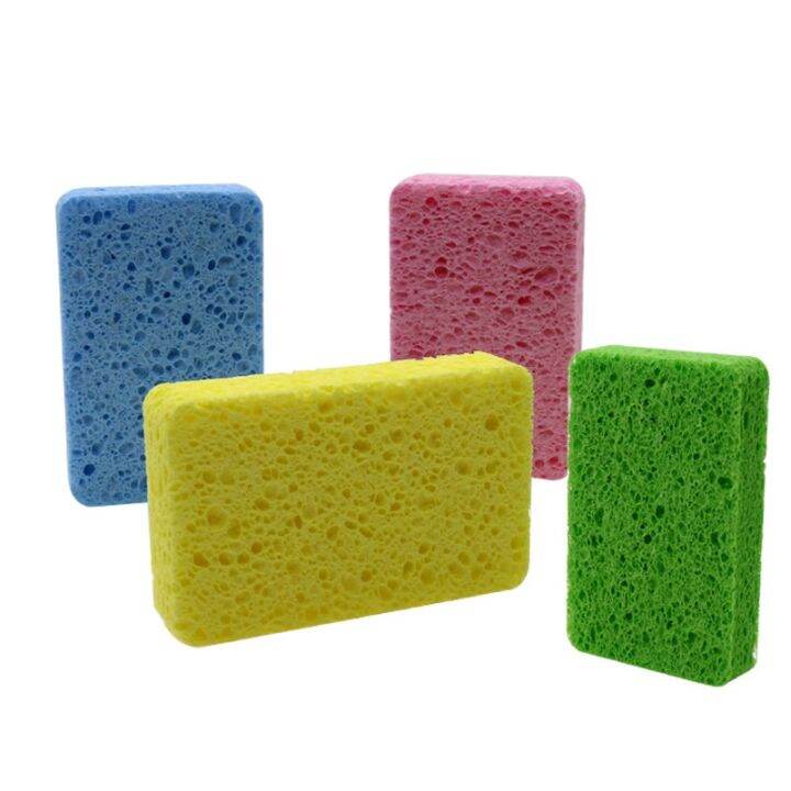 【CW】 2023 Wood Pulp Sponge Cleaning Block Powerful Decontamination ...