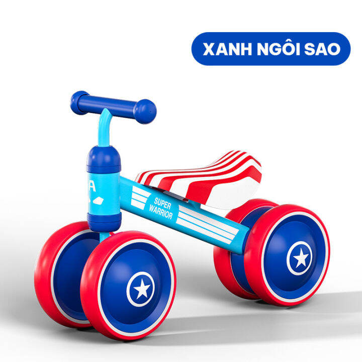 Xe chòi chân cho bé khung sườn thép carbon cứng cáp chịu được tải trọng lớn lốp xe nhựa an toàn ...