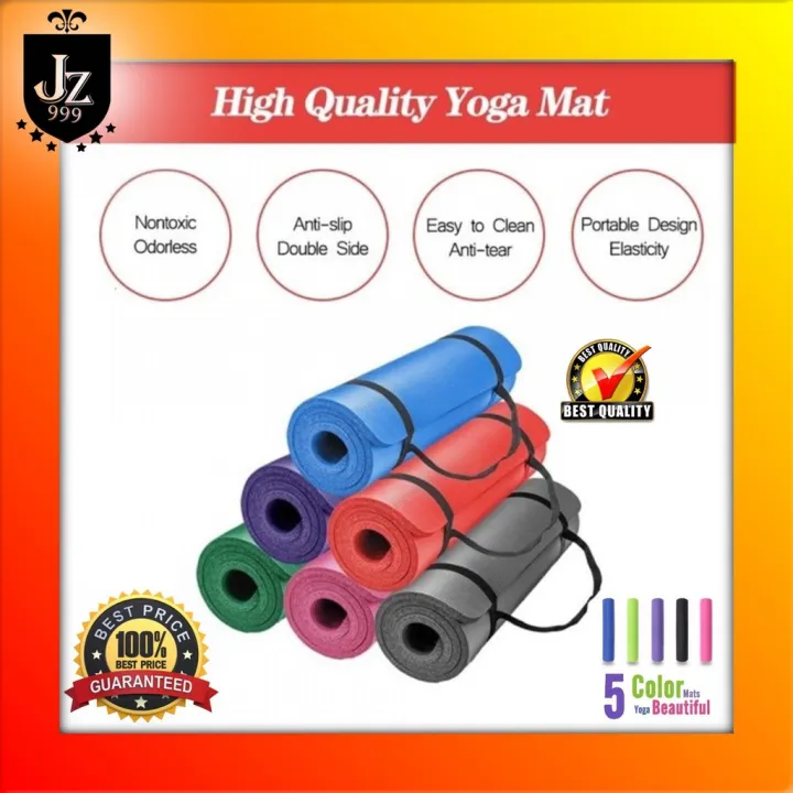 Yoga Mat 10mm NBR Thick high quality | Lazada PH