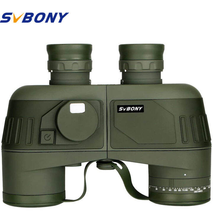 SVBONY SV27 Military Binoculars Long Range 7x50 with Rangefinder Waterproof with Bak4 Porro ...