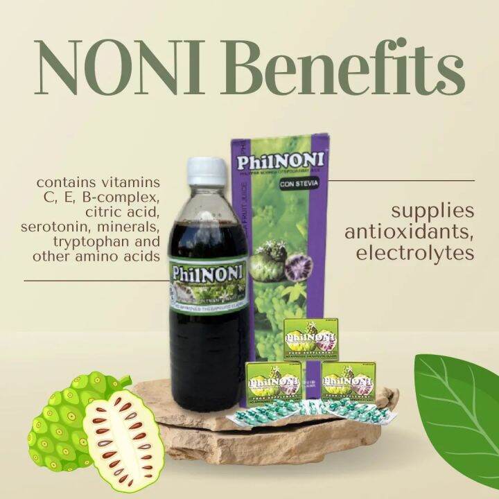 PhilNONI Juice 500mL Pure or Con Stevia | Lazada PH