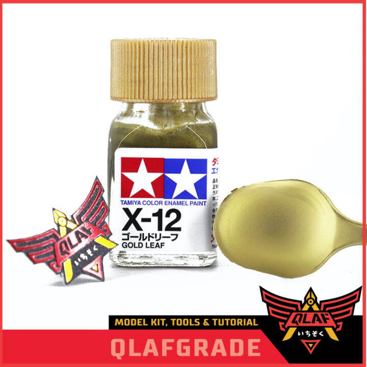 Tamiya Enamel X12 X 12 Gold Leaf cat Gundam model Kit paint | Lazada ...