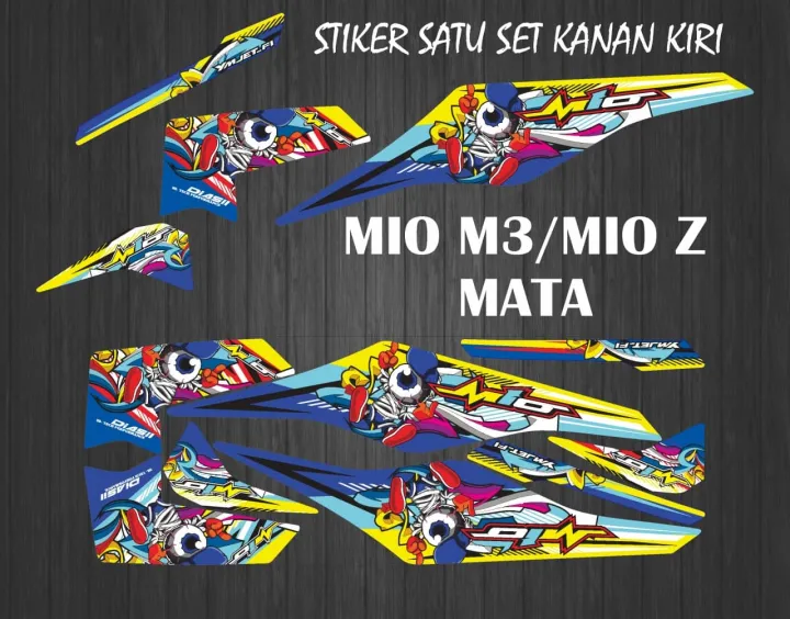 STIKER STRIPING DECAL MIO M3/MIO Z MATA | Lazada Indonesia