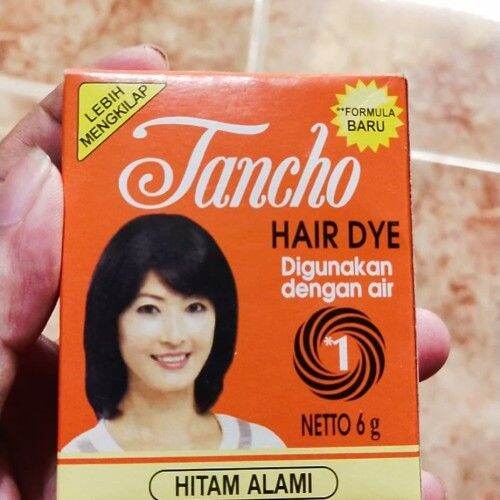 Tancho Pewarna Rambut Hair Dye No 1 Bubuk 6gr | Lazada Indonesia
