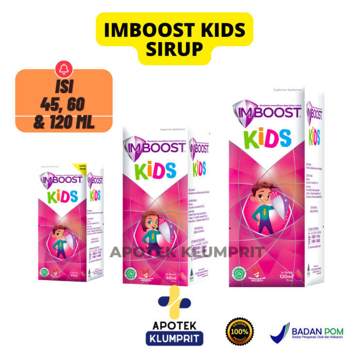 IMBOOST KIDS / SIRUP / 45ML / 60ML / IMBOOST | Lazada Indonesia