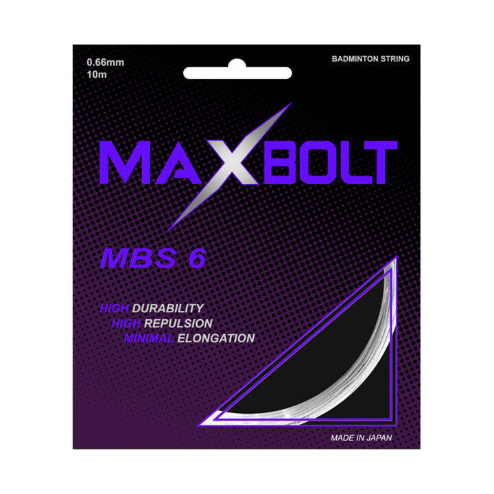 MBS6 - Maxbolt Badminton strings - Made in Japan | Lazada