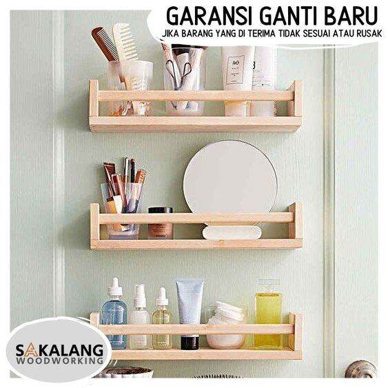 RAMBU rak bumbu dapur tempat bumbu serbaguna rak buku rak tanaman kayu ...