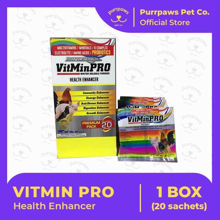 VitMin PRO Water Soluble Powder Battlecock (20g x 20 Sachet) | Lazada PH