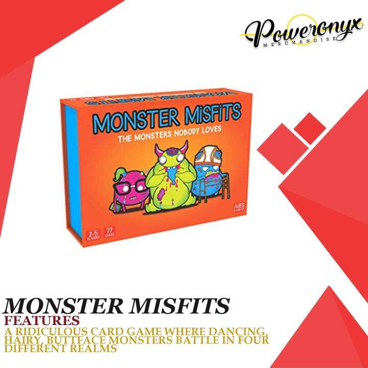 Monster Misfits - A Ridiculous Card Game | Lazada PH