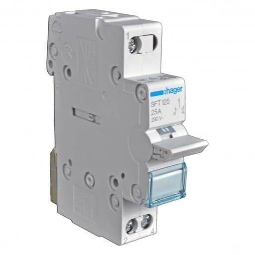 Hager COS MCB CHANGE OVER SWITCH 1P 25A SFT125 | Lazada Indonesia