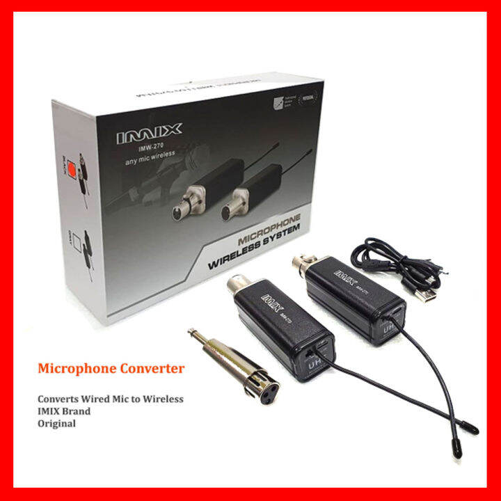 Microphone Converter IMIX IMW-270 - Converts Wired Microphone into ...