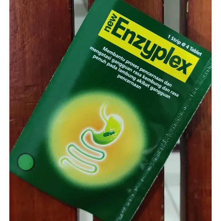 New Enzyplex 4 Kaplet | Mengatasi Gangguan Pencernaan Seperti Kembung ...
