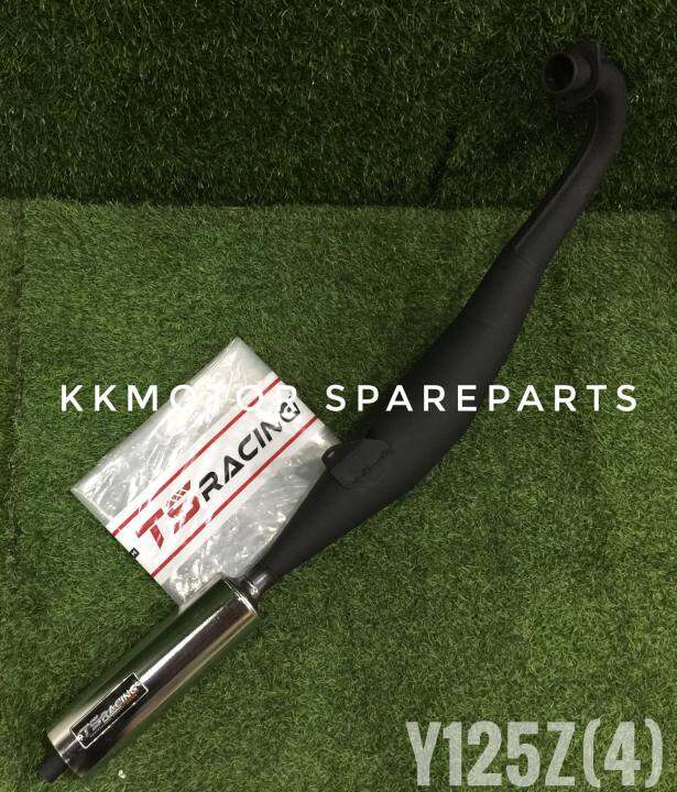 EXHAUST TS RACING YAMAHA Y125Z Y125 (4) CUTTING STANDARD EKZOS CHAMBER ...