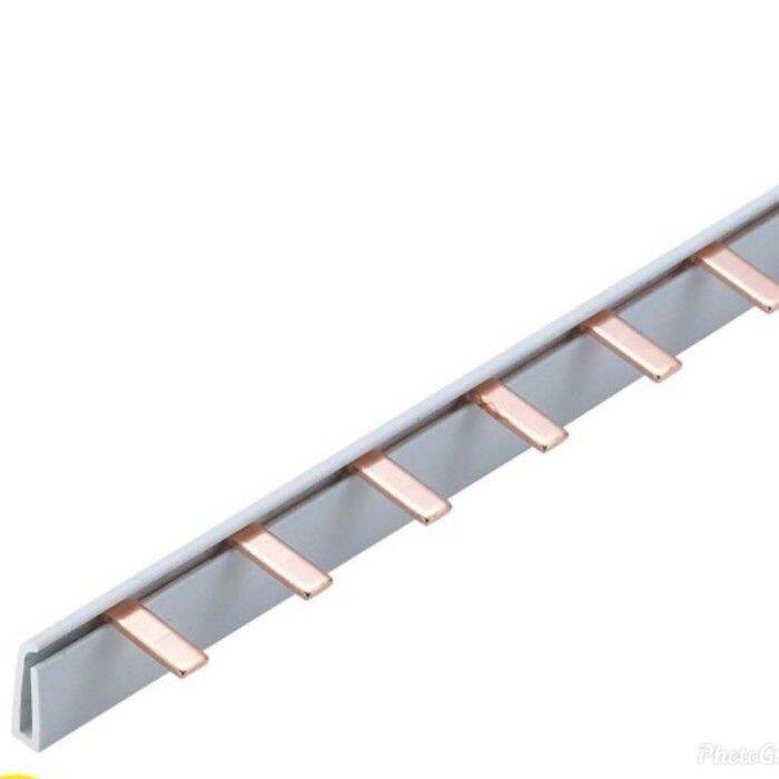 Busbar sisir rel jumper tembaga MCB 1P 1 phase 1m 1 meter | Lazada ...