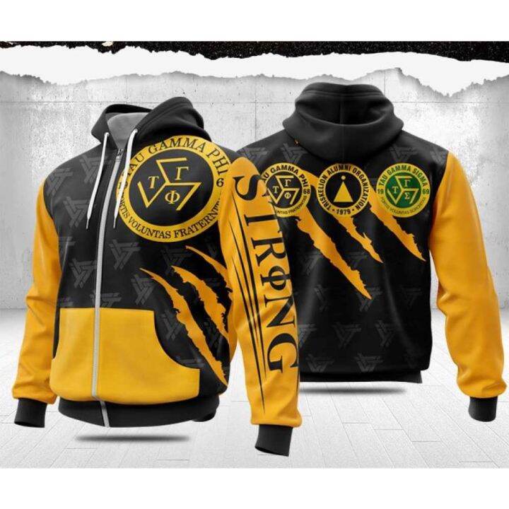 Fraternity Full Sublimation Hoodie Jacket Zipper Pull-up Varsity ...