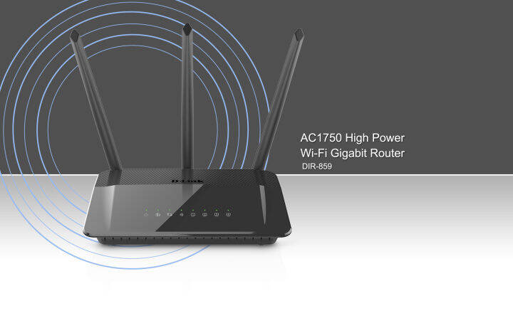DLINK DIR-859 AC1750 DUAL-BAND HIGH POWER WIRELESS GIGABIT ROUTER | Lazada Singapore