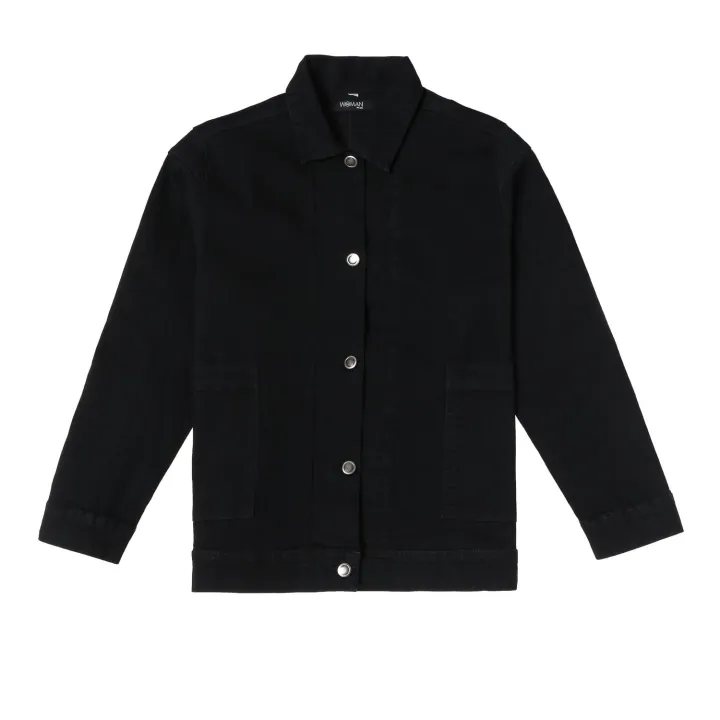 SM Woman Plus Size Denim Jacket in Black | Lazada PH