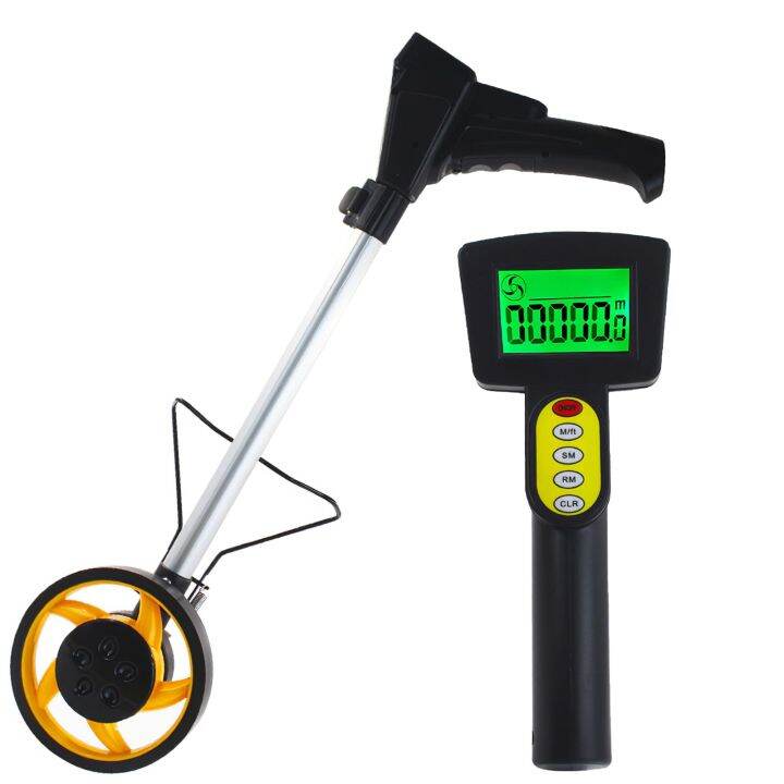 Digital Display Distance Measuring Wheel Ranging Wheel Hand Push Roller ...
