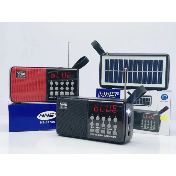 Solar Power Bluetooth Digital Speaker Solar Radio with AM/FM function ...