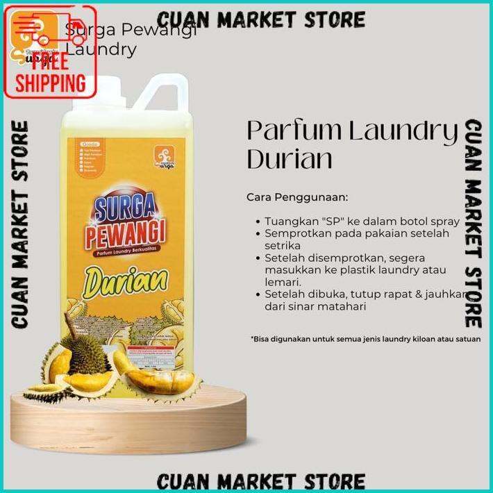 Parfum Laundry Terwangi Aroma Buah Durian Garansi Tahan Lama 1 Liter ...