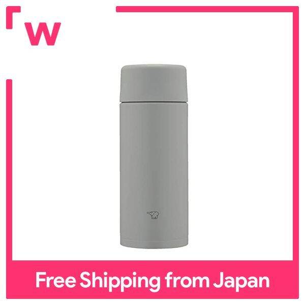 ZOJIRUSHI Cangkir Air Sekrup Stainless Steel, SM-ZB36-HM Tanpa Jejak 360Ml Abu-abu Sedang ...