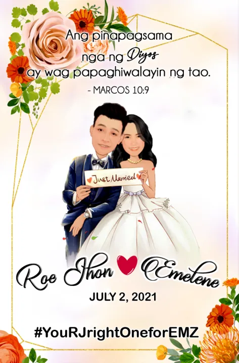 Personalized Ref Magnet for Wedding Souvenir ( 30 - 100 pcs set ...