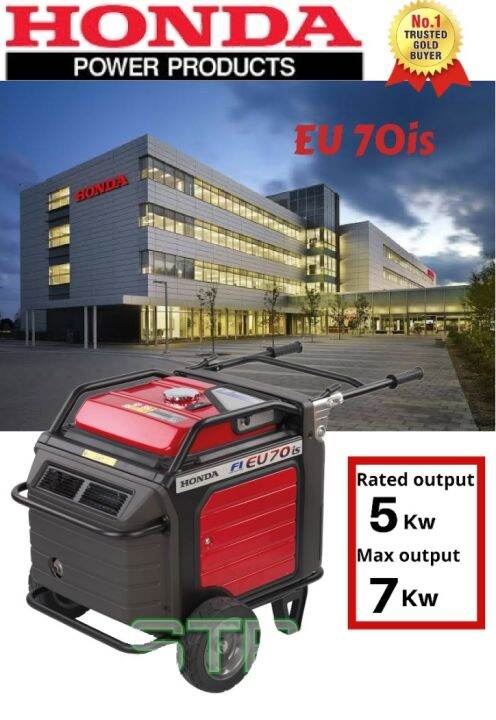 Honda EU70iS (7.0kVA) Electronic Fuel Injection Inverter Silent ...