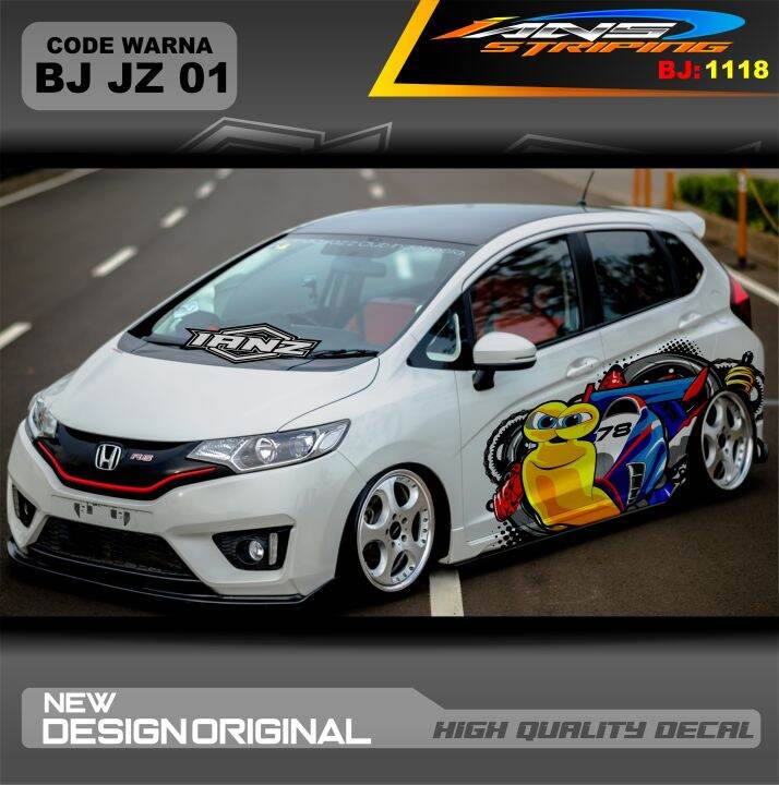 STIKER HONDA BRIO / STICKER HONDA JAZZ / STICKER DECAL MOBIL JAZZ ...