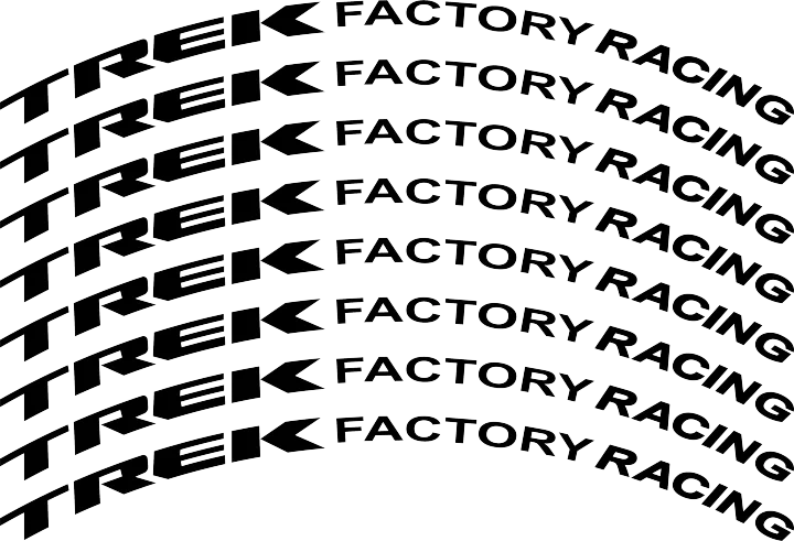 TREK FACTORY RACING BIKE RIM DECALS | Lazada PH