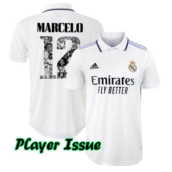 Shot Goods Player Issues -2022/23 Real Madrid Home 12 Marcelo ...