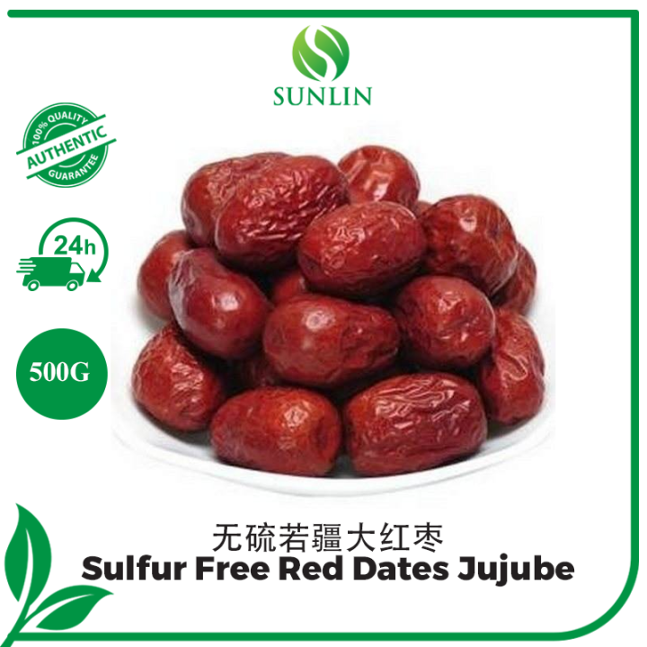 Sunlin 500G XXL 无硫若疆大红枣 Sulfur Free Ruo Jiang Red Dates Jujube Kurma ...