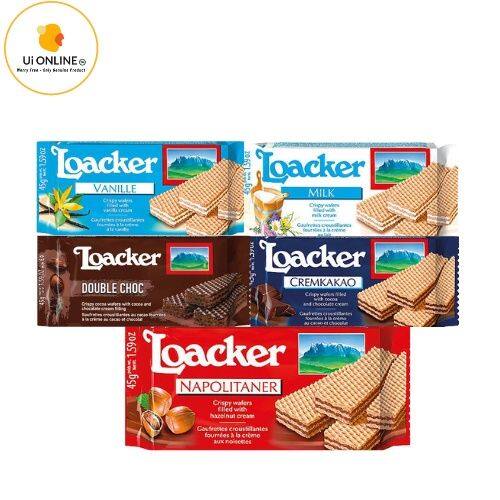 LOACKER WAFER 45g ( Assorted Flavours ) | Lazada