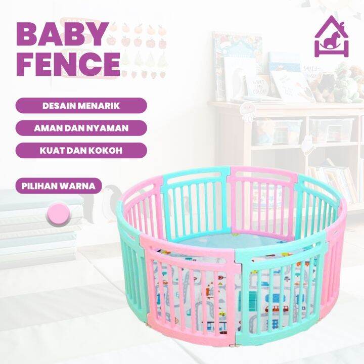 Pagar Bayi Pagar Anak Play Fence Pagar Bayi Playpen Pagar Bayi Pagar ...