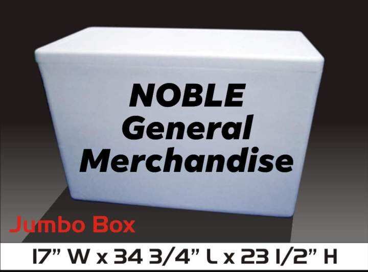 STYRO JUMBO BOX WITH COVER / STYRO FOAM / COOLER / STYRO PACKAGING ...