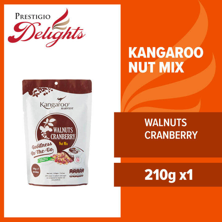 Kangaroo Walnuts Cranberry Nut Mix 210g | Lazada Singapore